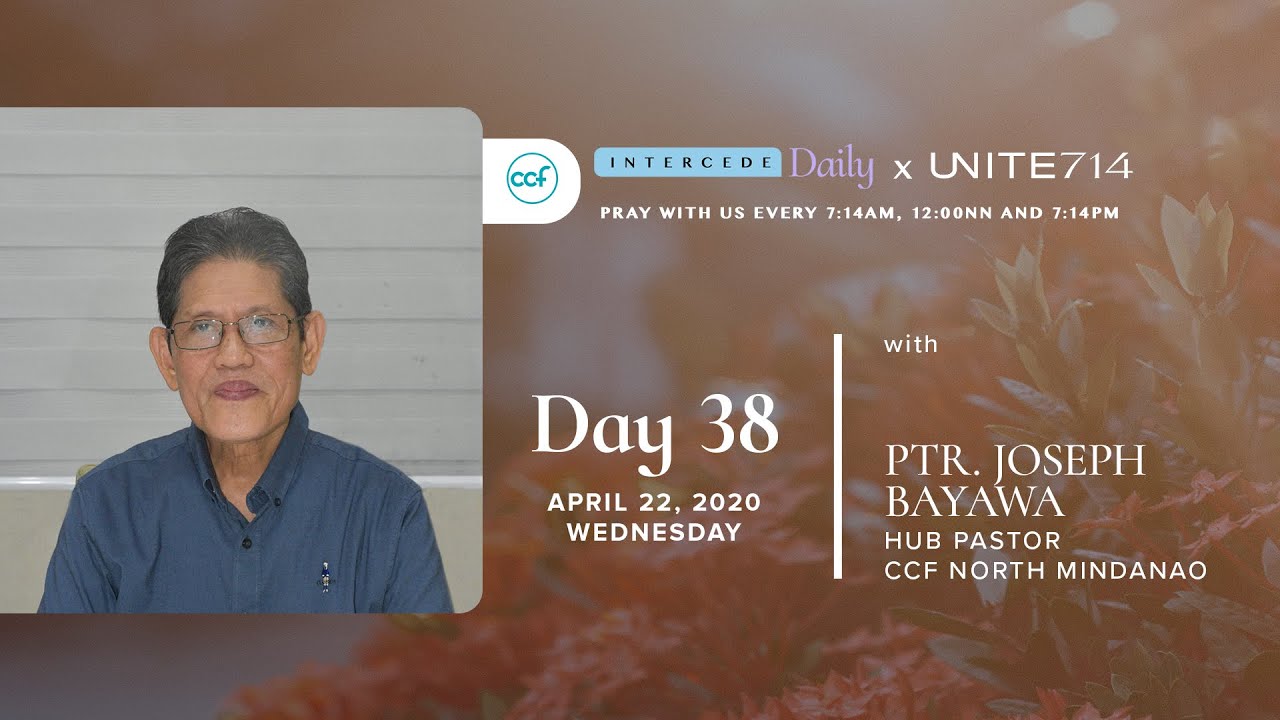 Intercede Daily - Day 38 - YouTube