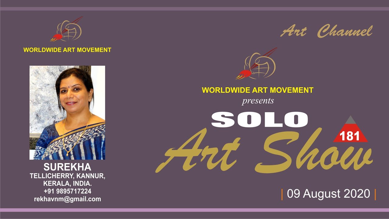 " SUREKHA " _ SOLO ART SHOW - YouTube