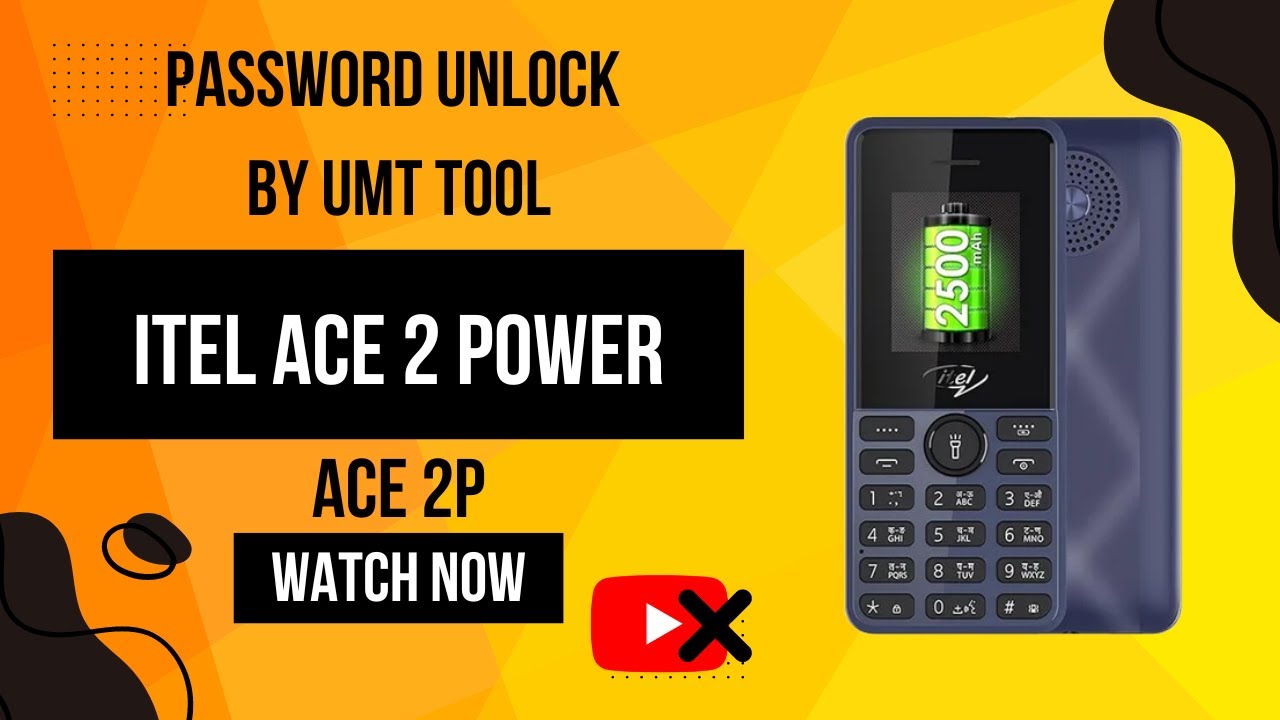 How to Remove Password from Itel Ace 2 Power Using UMT Tool - YouTube