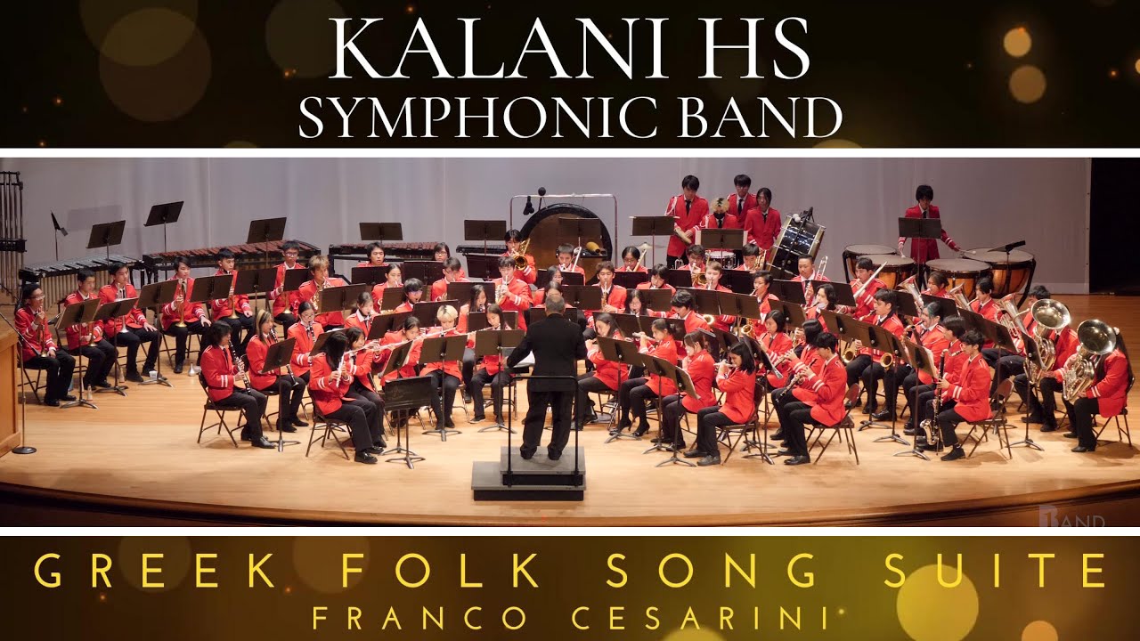 Greek Folk Song Suite | Kalani HS Symphonic Band | 2023 OBDA Parade of ...