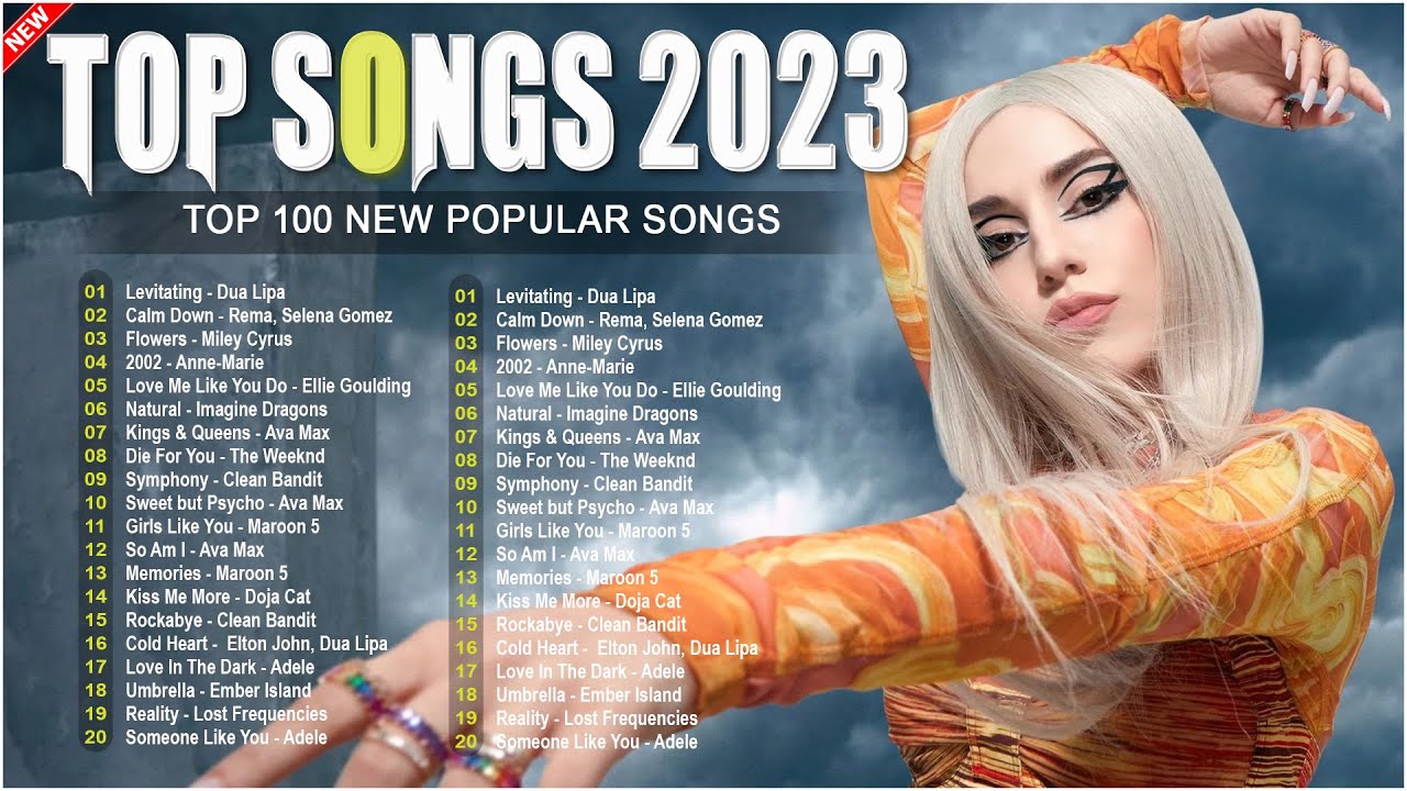 Pop Hits 2023 Ava Max, Selena Gomez, Rihanna, Adele, Maroon 5, Ed ...