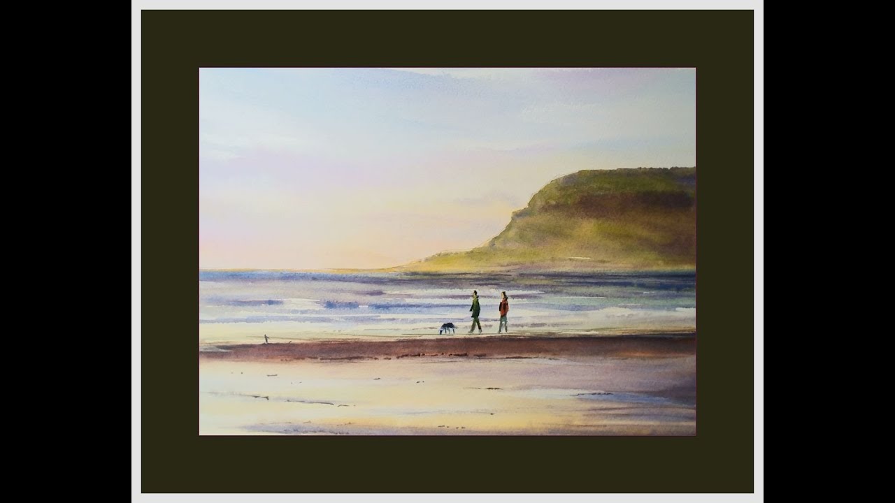 Caswell Bay Cardiff Watercolour Study Guide and Demo with David HS ...