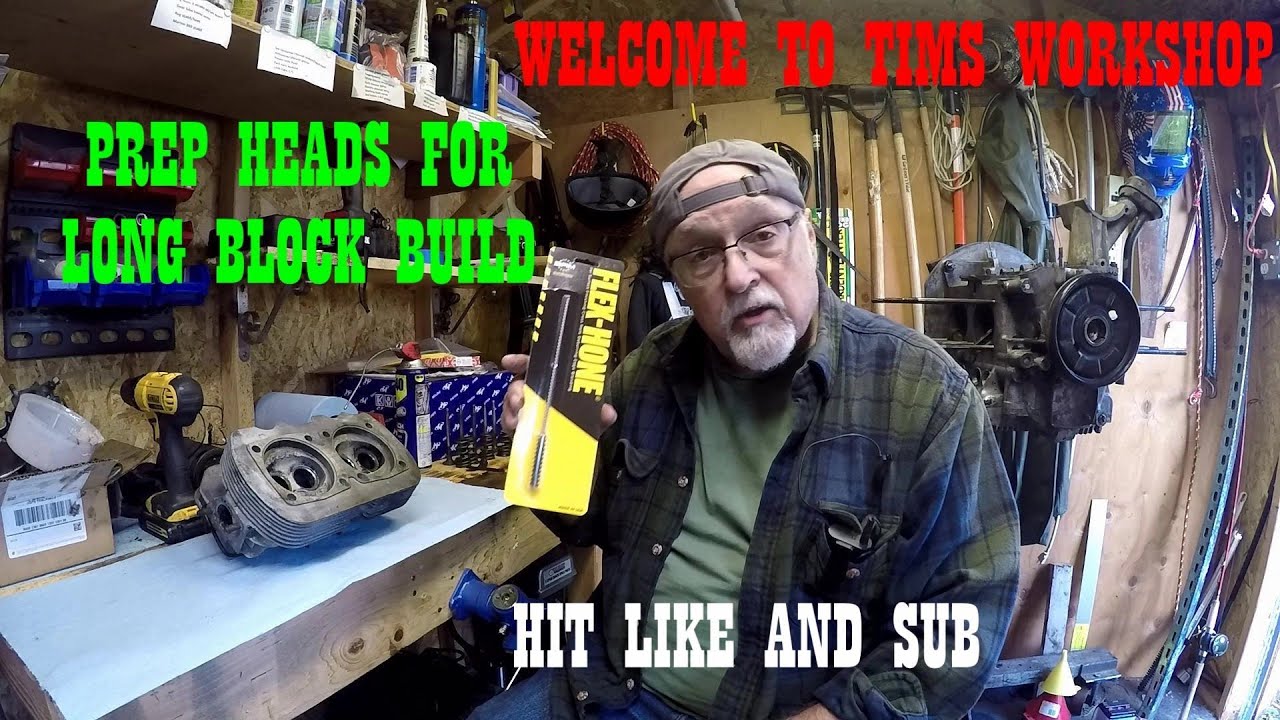 1965 1200 40hp Prep Heads for Long Block Build - YouTube