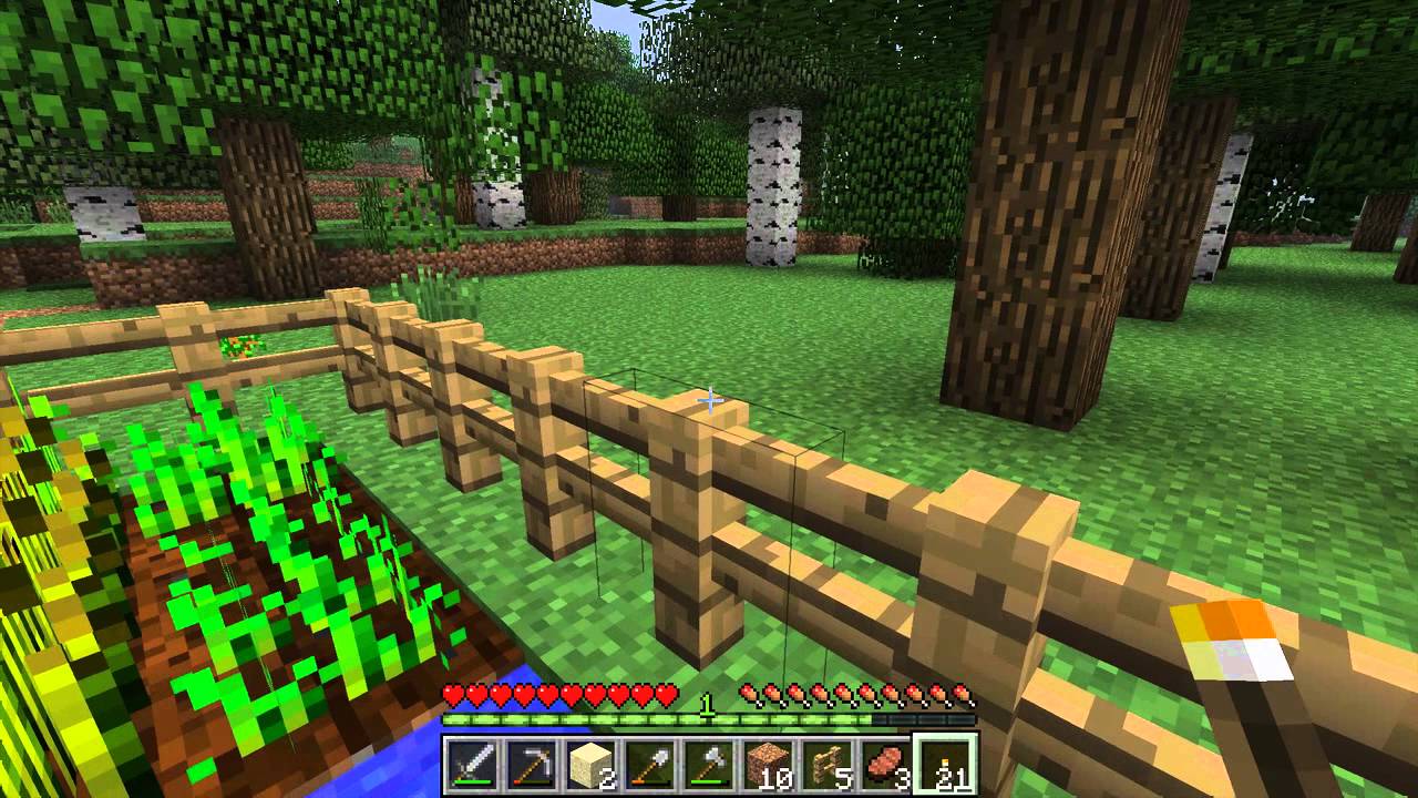 Minecraft Tutorial Ep06 [German] - Farm 2, Fischen - YouTube