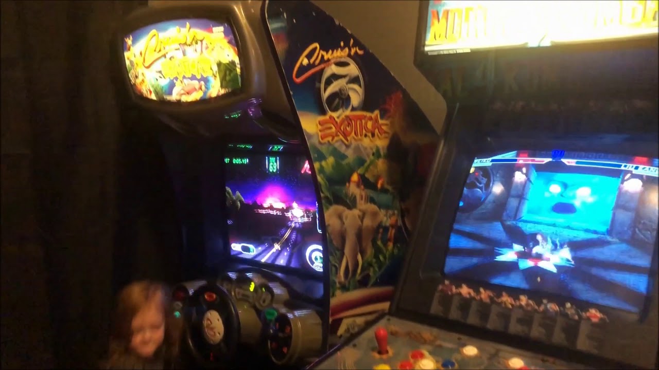 Home Arcade game room tour - YouTube