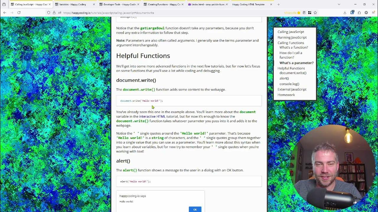 Calling JavaScript - Intro to Web Dev Fall 2024 - YouTube