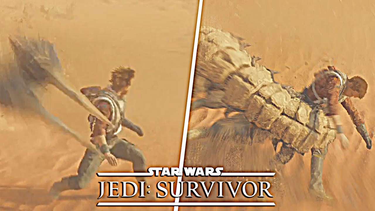 Sand Monster Eats Cal Kestis - Star Wars Jedi: Survivor - YouTube