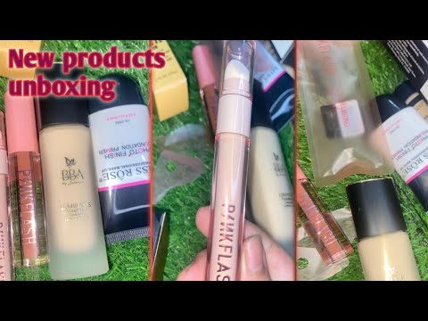cute makeup products unboxing|makeup unboxing asmr - YouTube