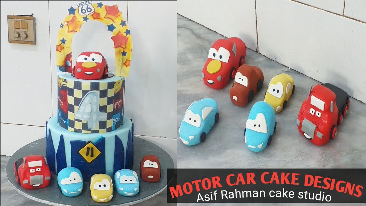 Car cake designs | How to make Car cake ideas | Motor Car Cake ...