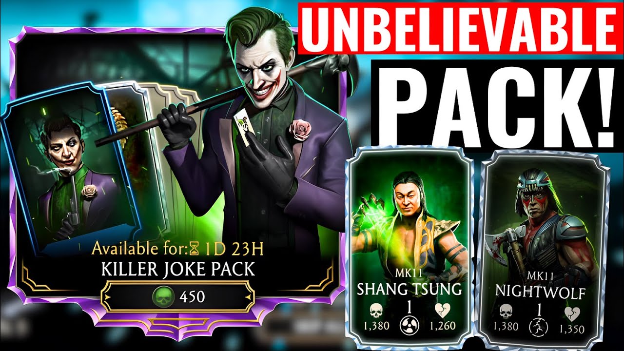 MK Mobile. The Joker Pack Opening! I Got Unbelievable Diamond ...
