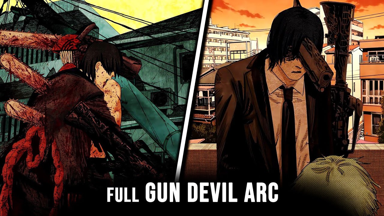 chainsaw man Full Gun Devil Arc Explain | DENJI VS AKI GUN DEVIL FULL ...