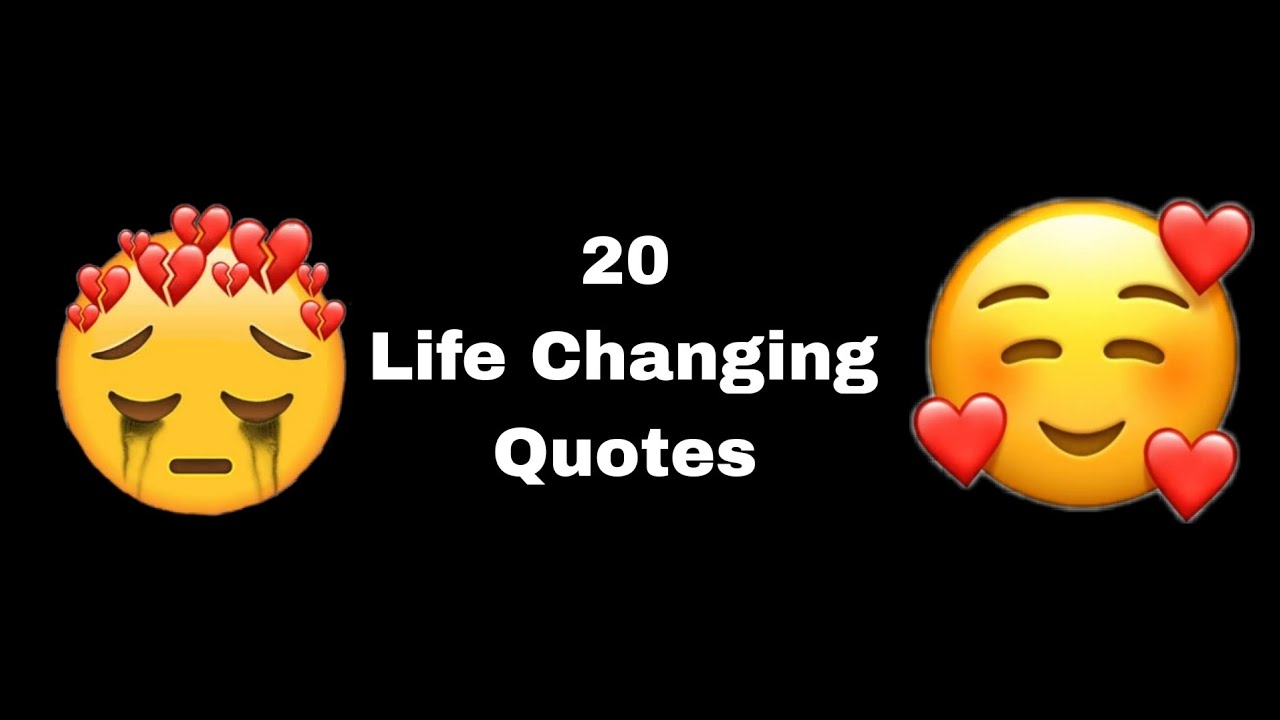 20 Life Changing Quotes⁉️ || Make a broken life💔 beautiful🥰 - YouTube