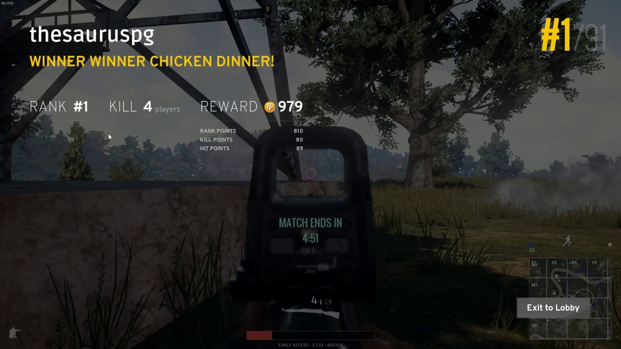 PUBG SEASON 1 GAMEPLAY FIRST WIN (Throwback) - PUBG Battle Royale - YouTube