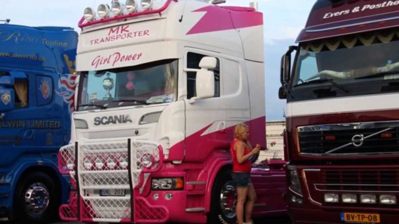 Scania R500 Girl Power MK Transporter Sweden Extrior (HD) - YouTube