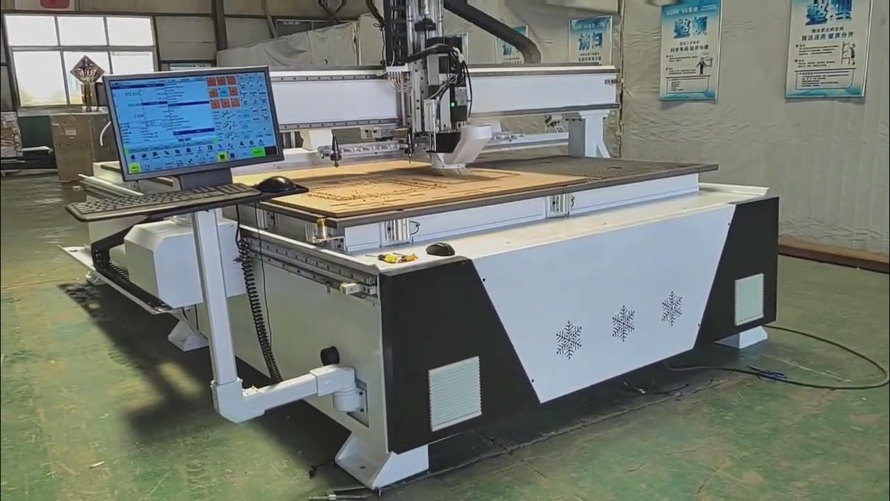 2130 linear ATC CNC Router Machine with automatic tool changer - YouTube