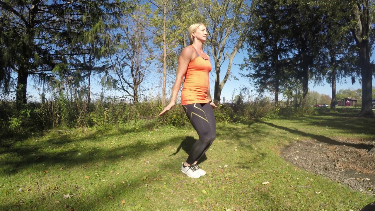 Jumping rope penguin taps - YouTube