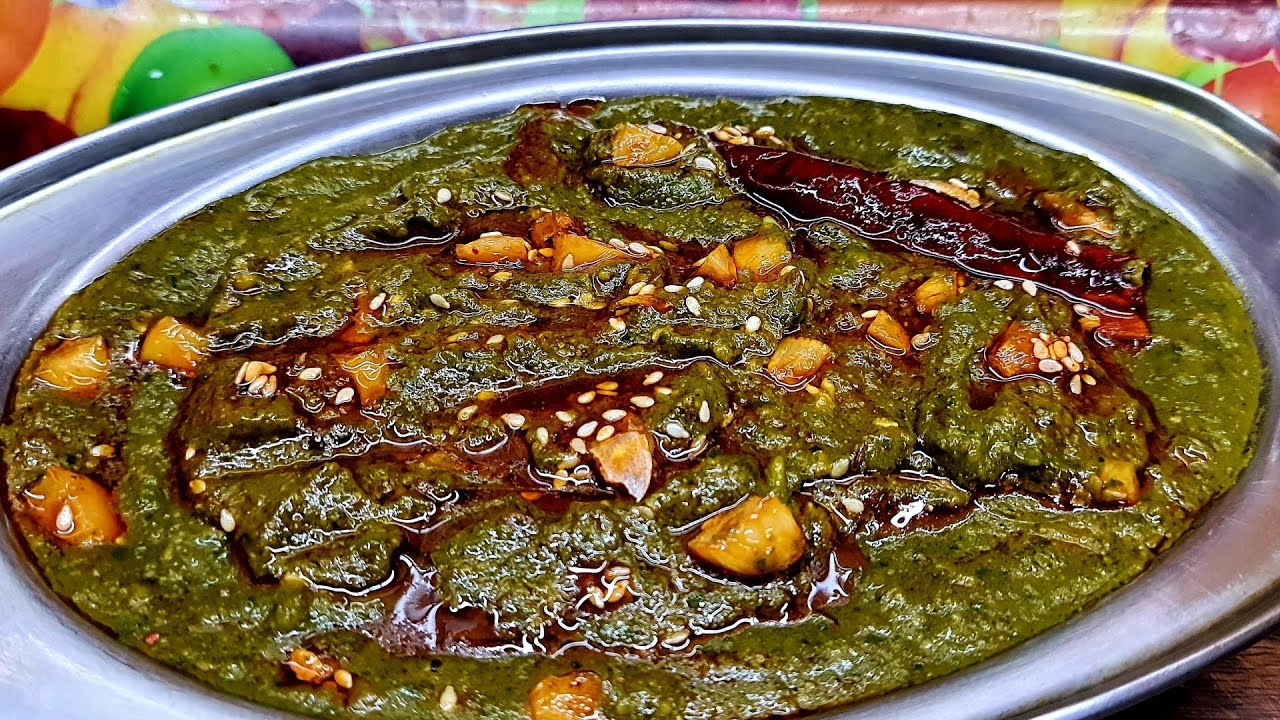 पालक की सब्जी बनाने का एकदम खास और अनोखा तरीका।।palak ki sabji ...