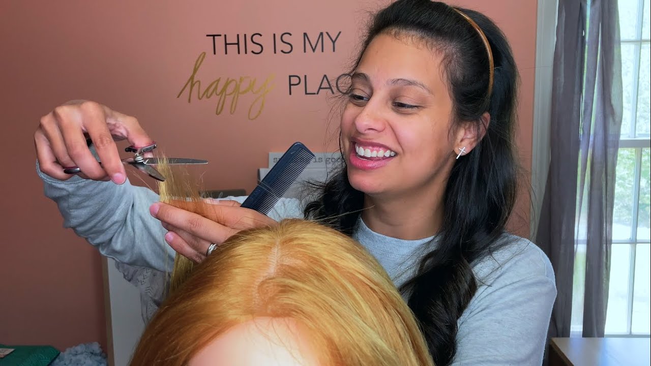 ASMR | Hair Salon | Hair Styling 💇🏽‍♀️ - YouTube