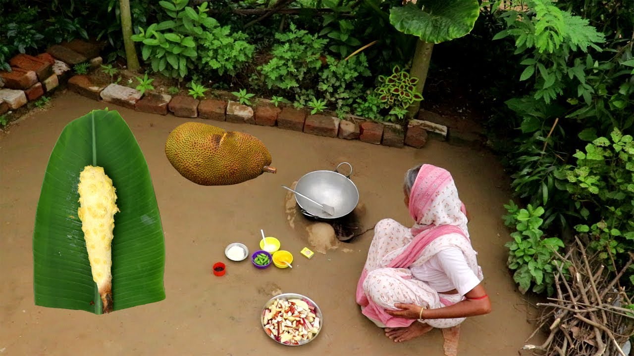 Unused KATHALER AATI Sabji Cooking by our Grandmother | Traditional ...