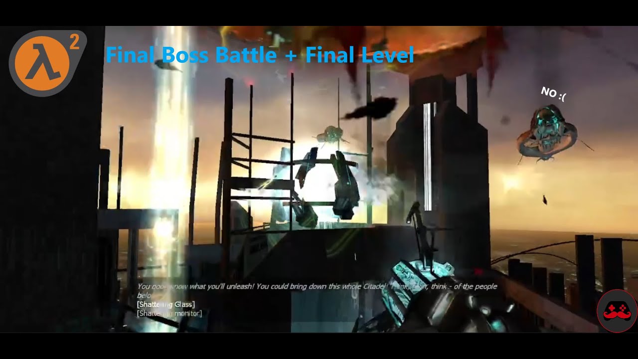 Final Boss Battle + Final Level Half Life 2 - YouTube