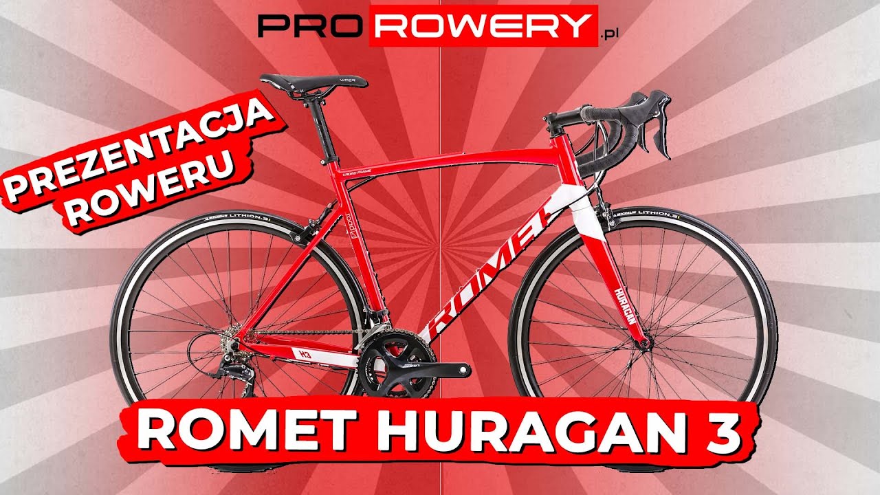 Rower szosowy do 4 000 zł: Romet Huragan 3 - YouTube