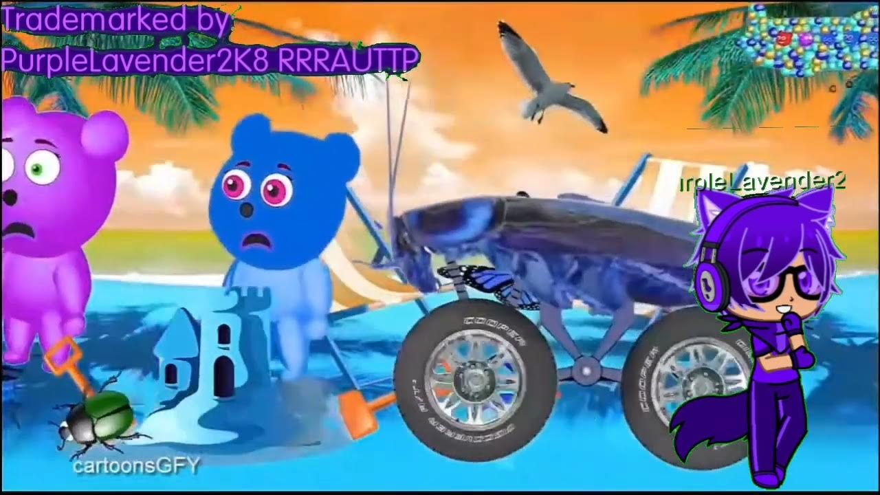 Mega Gummy Bear Family Running in RBG To BGR - YouTube