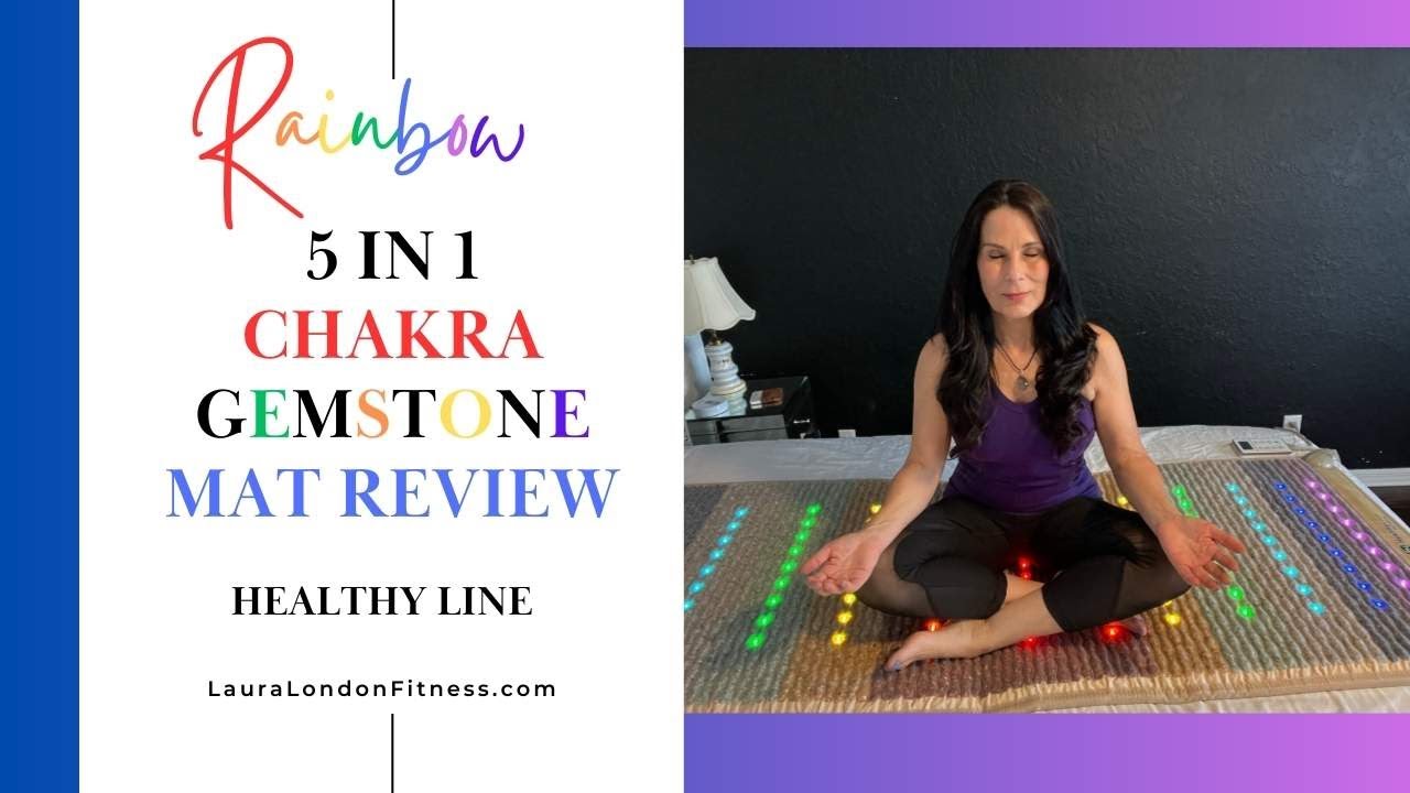 Healthy Line Rainbow Chakra Mat With Gemstone & PEMF Technology - YouTube