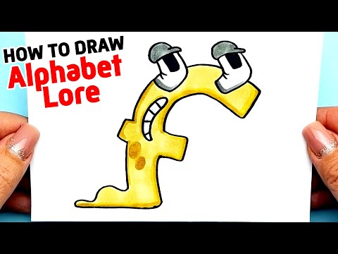 How to draw F Alphabet LOre MIx with Q