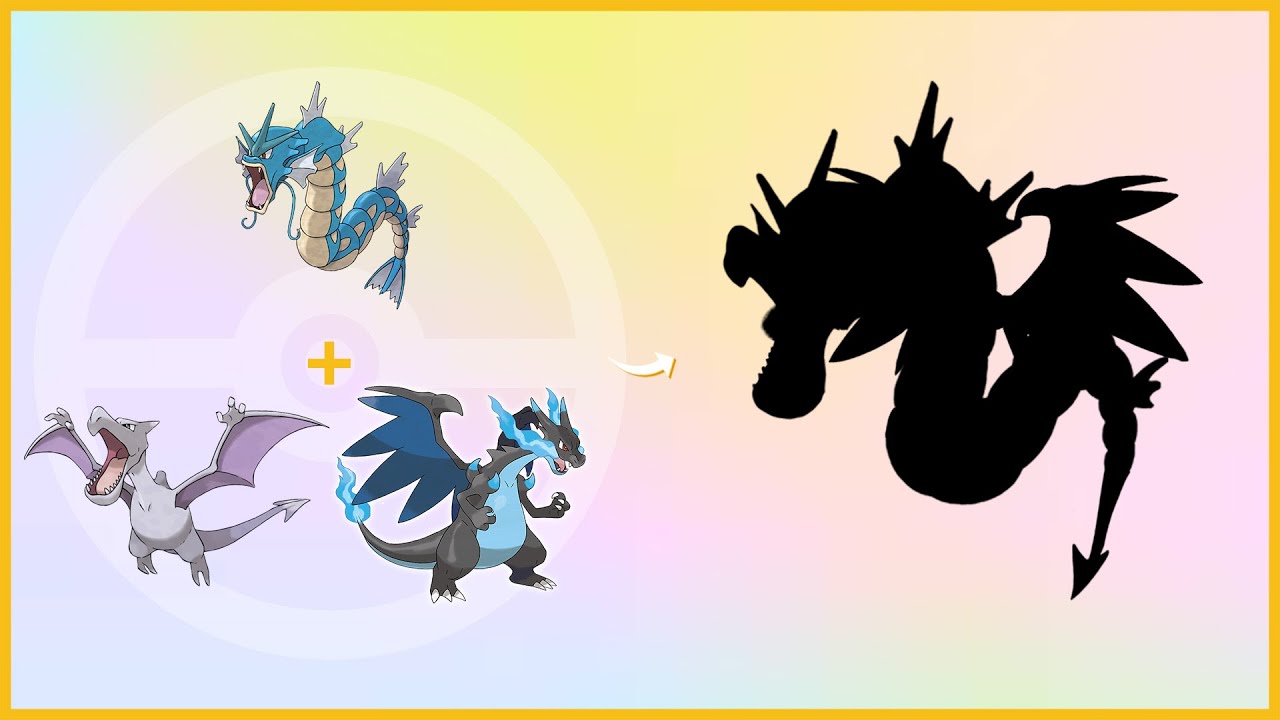 Pokemon Fusion | Gyarados + Mega Charizard X + Aerodactyl - YouTube