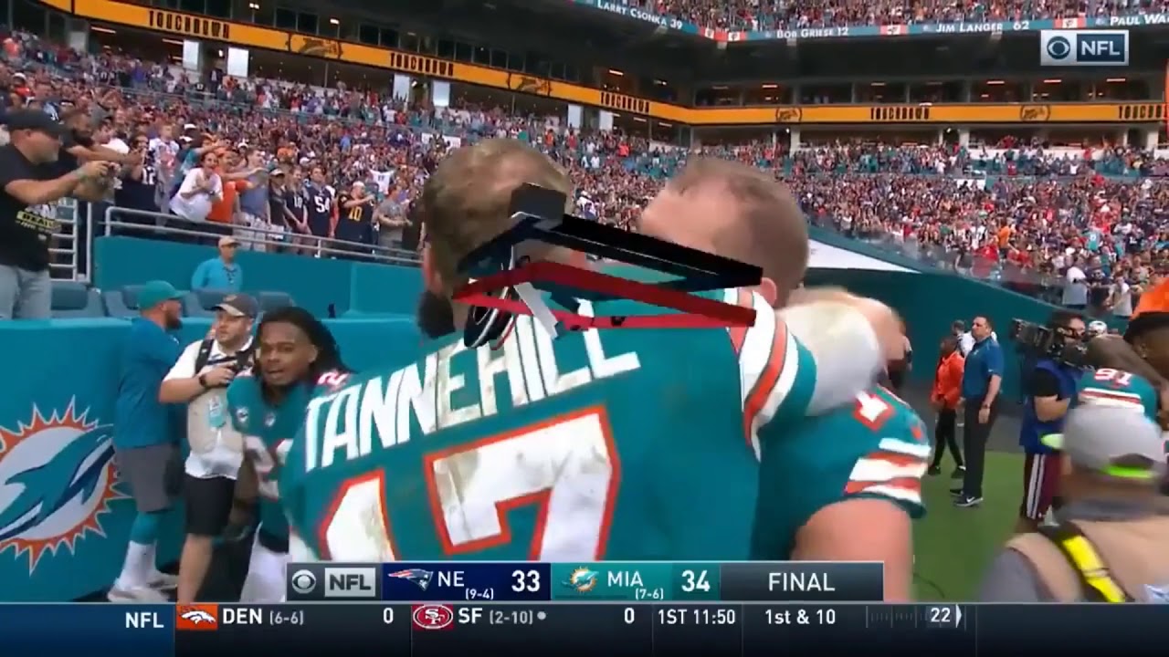 NFL - The Miracle in Miami - Dolphins win in the last few seconds ...