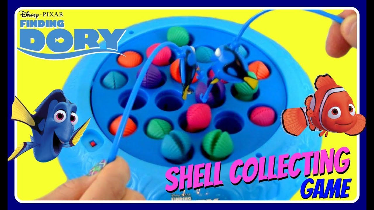 Finding Dory Shell Collecting Game! NEW FINDING DORY TOYS! Like Let’s ...