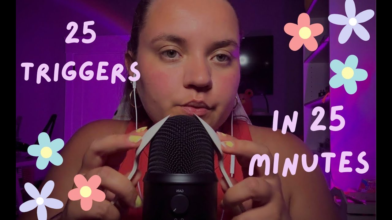 ASMR 25 Triggers in 25 Minutes!!! - YouTube