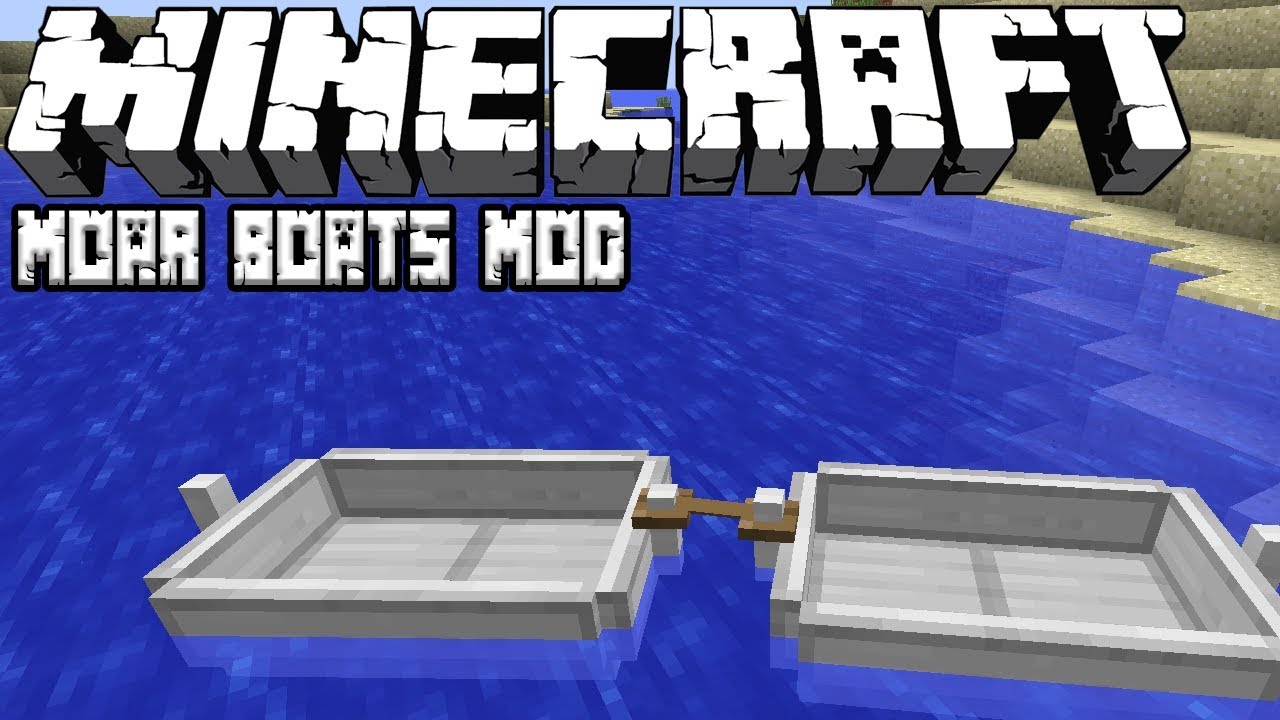 BIGGEST BOAT UPDATE EVER NEEDED! | Minecraft - Moar Boats Mod Showcase ...