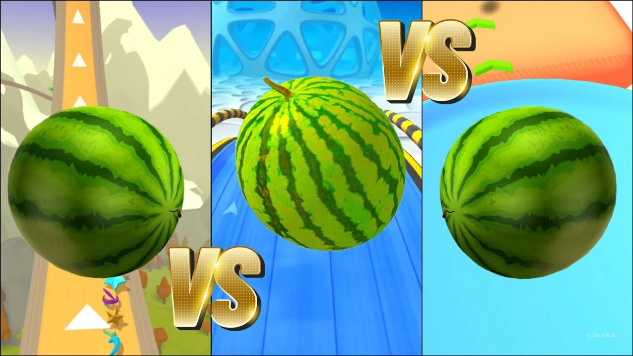 Which Watermelon Will Complete More Levels: Going Balls VS Action Balls ...