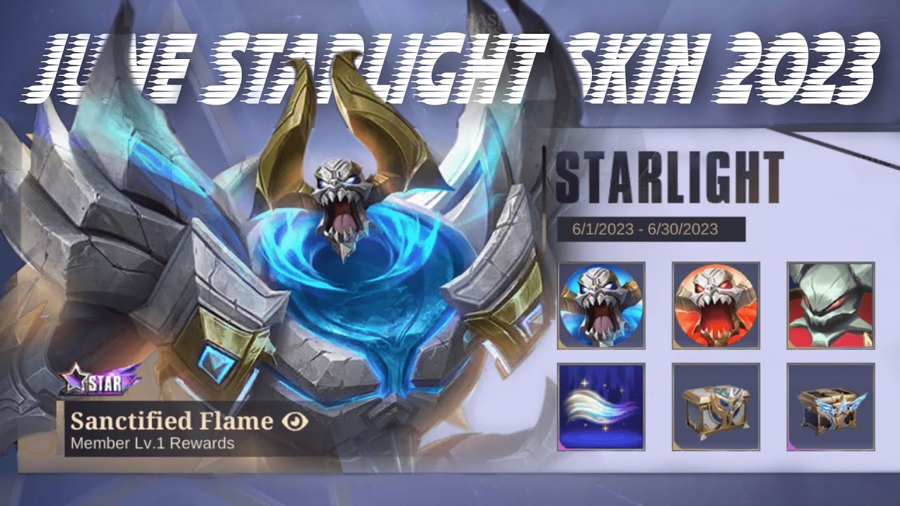 JUNE STARLIGHT SKIN 2023 - ALL REWARDS IN JUNE STARLIGHT SKIN | ML ...