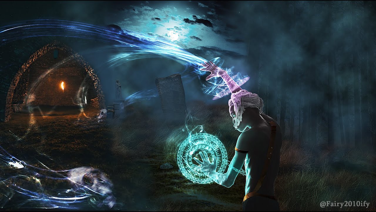 Magic Circle effect Manipulation in photoshop - 魔法陣效果操作 - YouTube