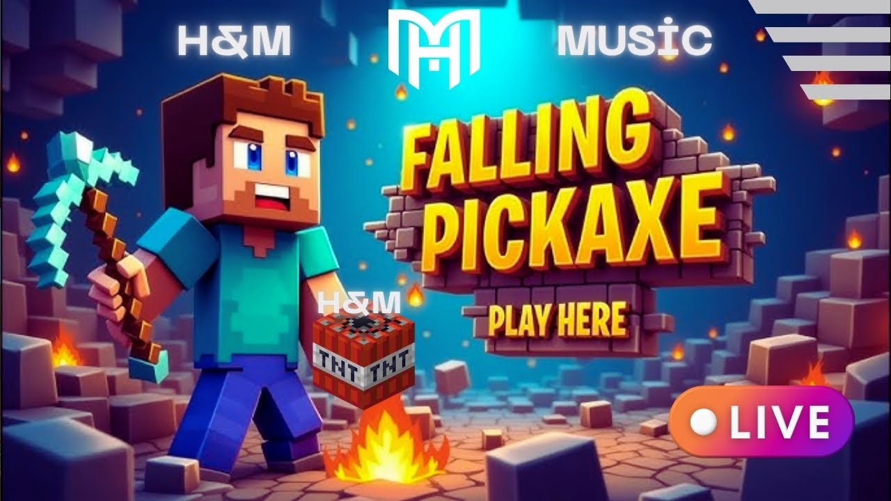 Falling Pickaxe - Minecraft Live Game #chatcontrol #shortslive # ...