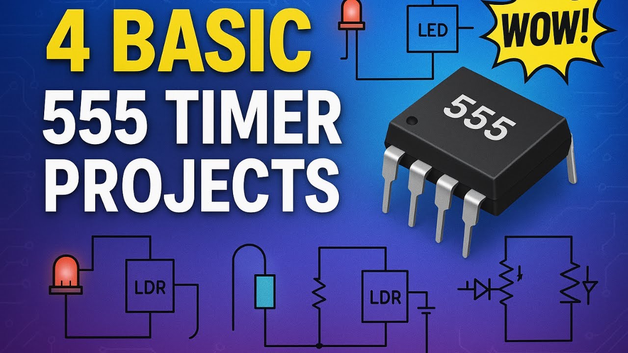 555 Timer Basic Projects - YouTube