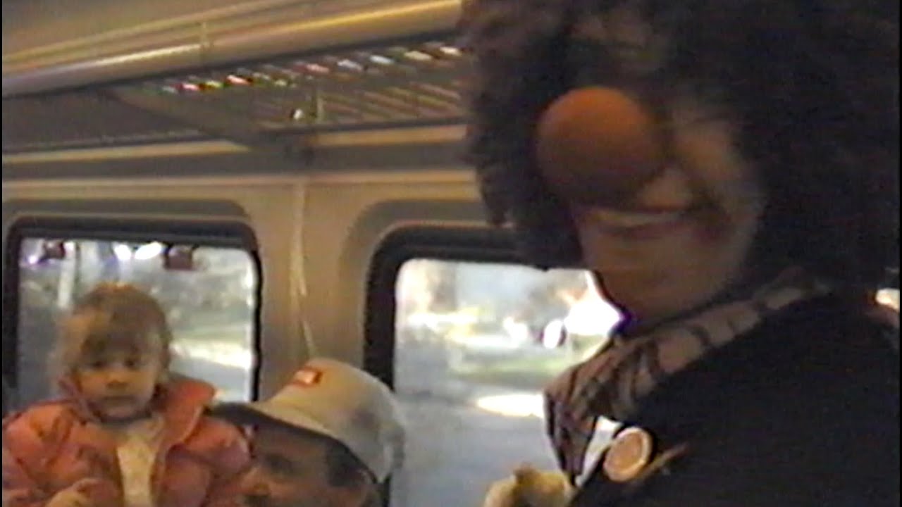Beep the Clown on the MBTA Train - YouTube