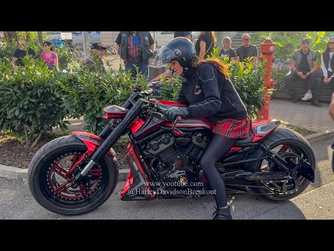 Gewinner der Harley-Davidson European Custom Bike Show – Malgosia aus Polen 🇵🇱 🏆 #europeanbikeweek