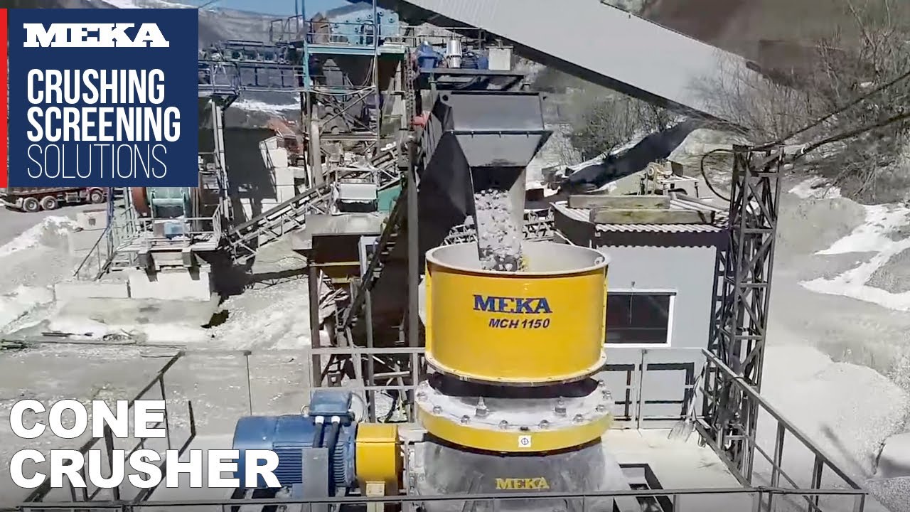 MEKA MCH 1115 Cone Crusher is Operating in Vladikavkaz, North Ossetia ...