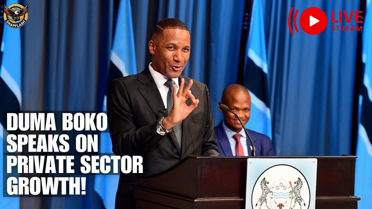 🔴 LIVE: Presidential Private Sector Forum | Duma Boko’s Vision for ...