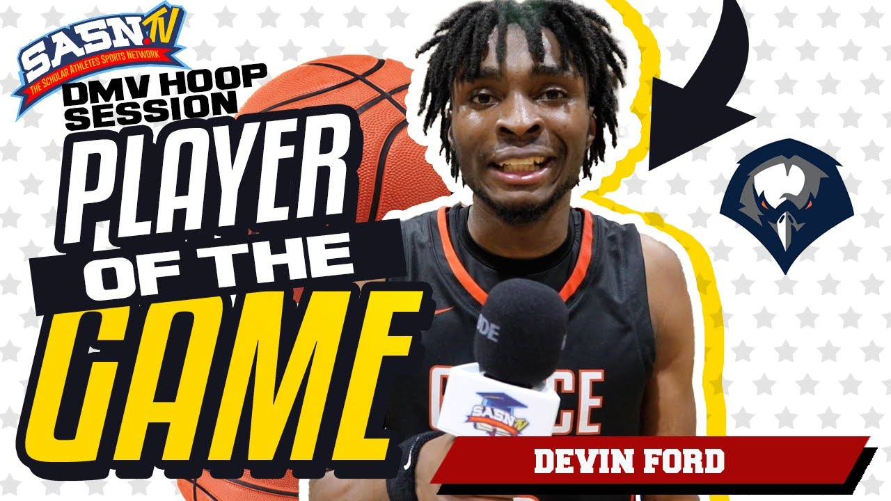DMV Hoop Session Interviews Clinton Grace's Devin Ford - YouTube