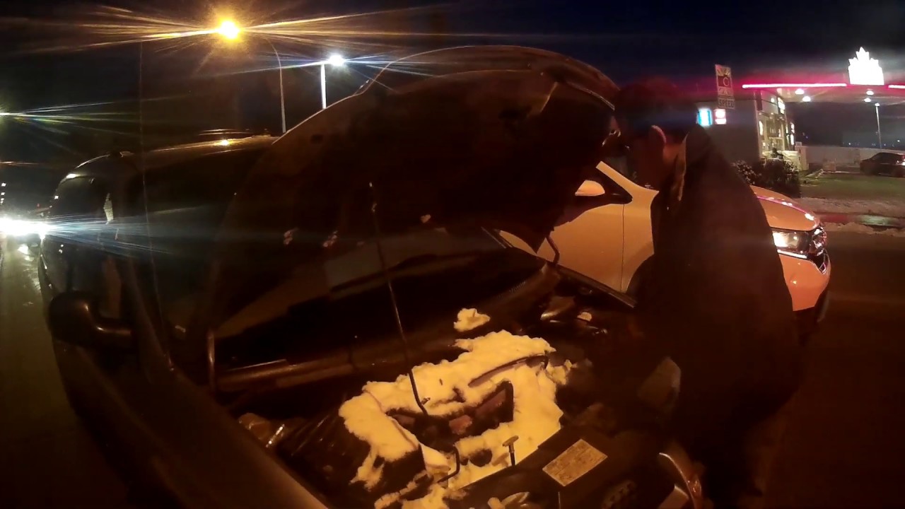 BIKER HELPS STRANDED MOTORIST PART 1 - YouTube