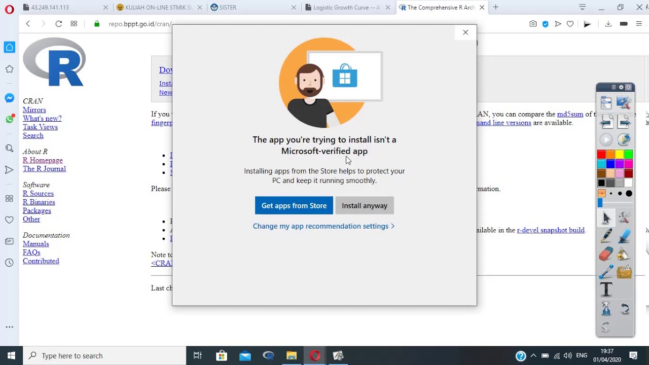 INSTALASI R-SOFTWARE - YouTube