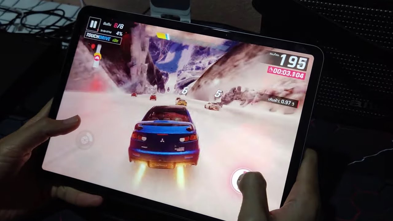 Test game Asphalt 9 on iPad Pro 2021 M1 - YouTube