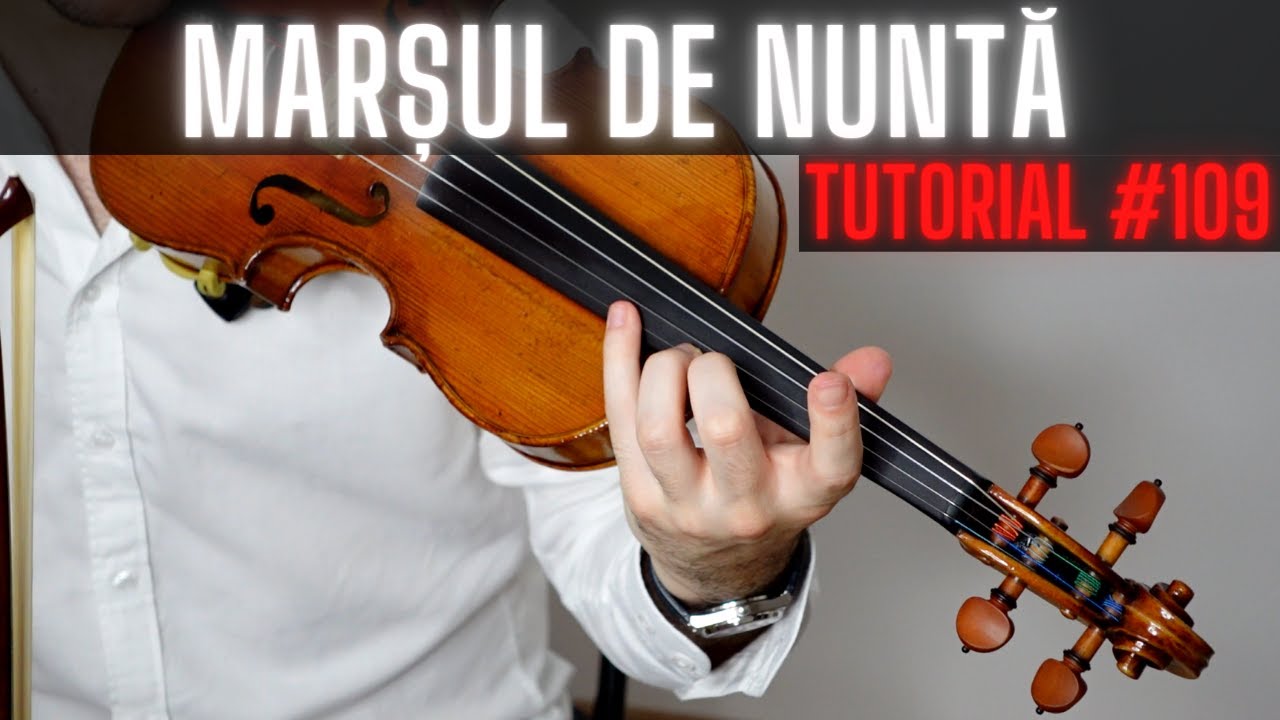 TUTORIAL VIOARA #109 🎻 MARS DE NUNTA MOLDOVENESC (rezumat) - YouTube