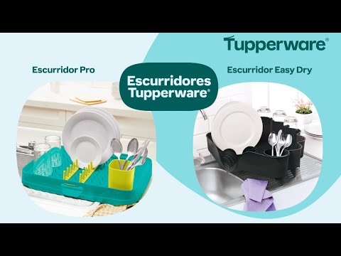 ESCURRIDOR PRO Y ESCURRIDOR EASY DRY Tupperware® - YouTube