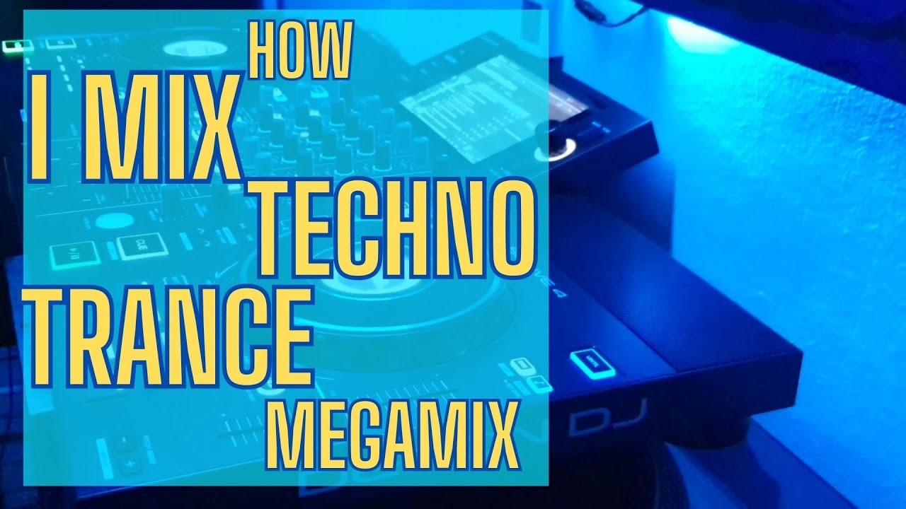 How I Mix Techno Trance Megamix Denon Dj Sc Live 4 - YouTube