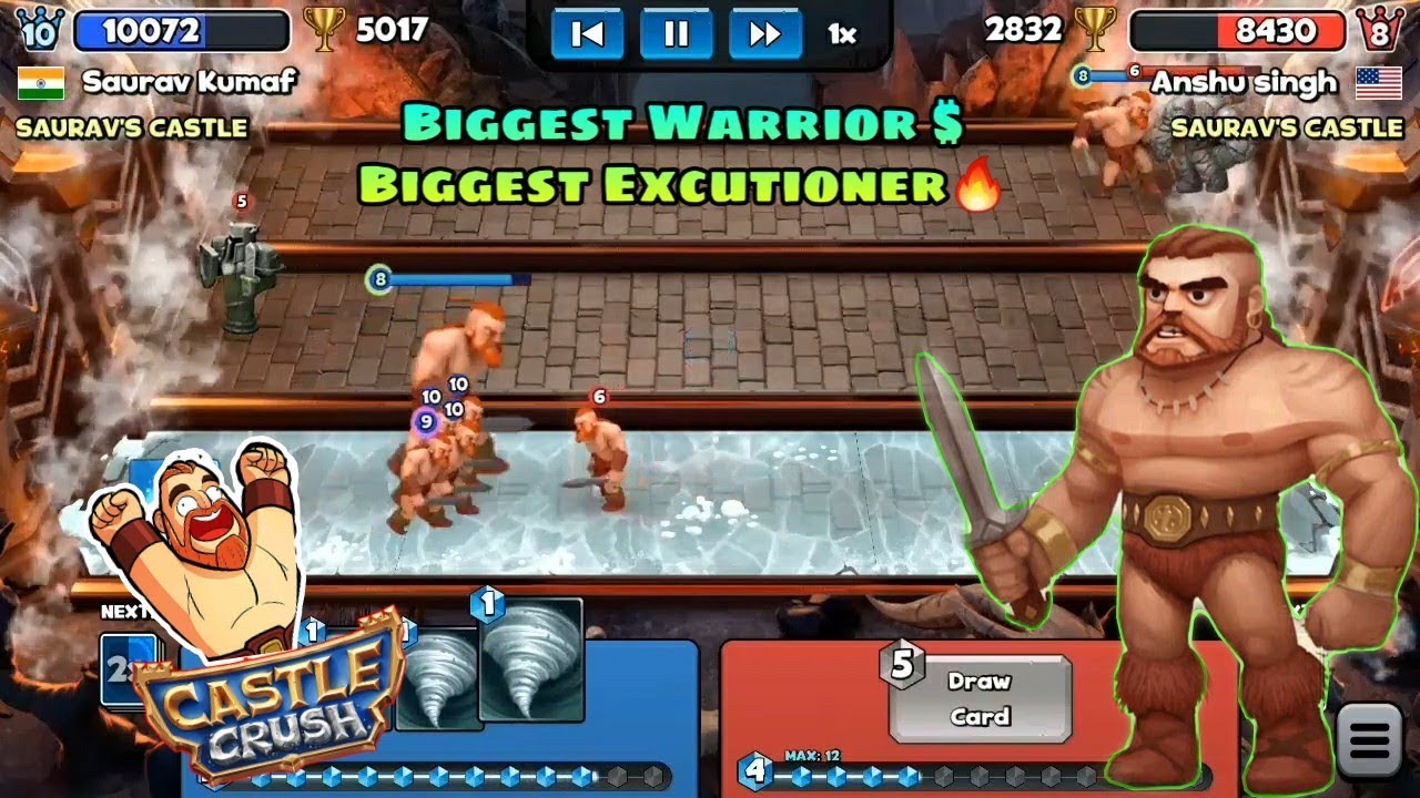 Biggest Excutioner & Warriors in - Castle Crush - YouTube